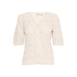 Fransa Strickjacke 'KATELEEN' Damen Gr&ouml;&szlig;e XXL beige