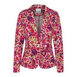 Ichi Blazer 'Kate' Damen Gr&ouml;&szlig;e 40 ecru / blau / gr&uuml;n / pink
