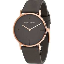 Liebeskind Berlin Uhr Damen Gr&ouml;&szlig;e One Size rosegold / schwarz