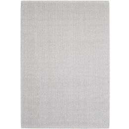 Novel Webteppich Loom, Silber, Textil, Uni, rechteckig, 120x170 cm, Oeko-Tex&reg; Standard 100, pflegeleicht, Teppiche & B&ouml;den, Teppiche, Webteppiche