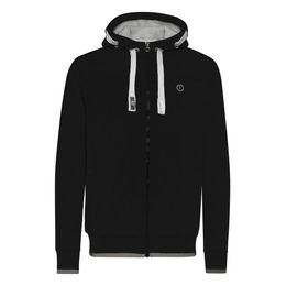 !Solid Sweatjacke 'Benjamin' Herren Gr&ouml;&szlig;e XXXL schwarz / wei&szlig;