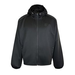 SikSilk Zip-Up Hoodie male Black size M