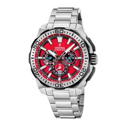 Festina Uhren - Chrono Bike Uhr - Gr. unisize - in Silber - f&uuml;r Damen