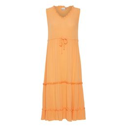 Ichi Kleid 'Marro' Damen Gr&ouml;&szlig;e 34 orange Winterkleid