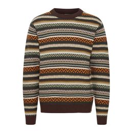 !Solid Pullover 'Gardar' Herren Gr&ouml;&szlig;e L braun / mischfarben