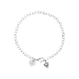 PURELEI Armband 'Endless Love' Damen Gr&ouml;&szlig;e One Size silber / transparent