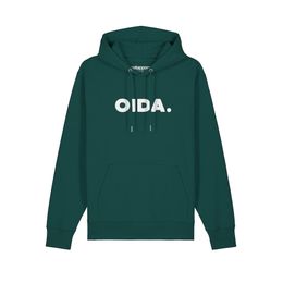 Watapparel Sweatshirt ' Oida ' Herren Gr&ouml;&szlig;e XS petrol / wei&szlig;