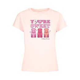 F4NT4STIC Shirt 'Valentinstag You're Sweet Gummy Bears' female Pink size M