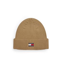 Tommy Jeans Herren Beanie &raquo;TJM HERITAGE CORE&laquo; Rippstrick, Umschlag, normale Passform