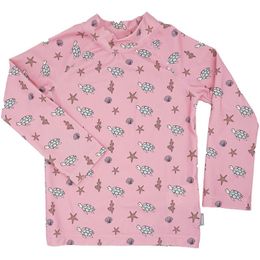 MaxiMo M&auml;dchen MaxiMo Langarmshirt weich, pflegeleicht, bequem, Langarm rosa 110/116