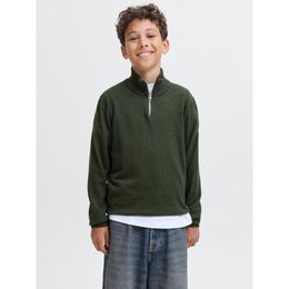 Jack & Jones Jack & Jones Junior Herren Troyer &raquo;JJEEMIL KNIT HALF ZIP NOOS JNR&laquo; Baumwollmischung, regular fit 176