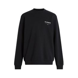 AllSaints Sweatshirt Herren Gr&ouml;&szlig;e L schwarz / wei&szlig;