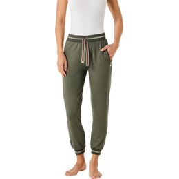 CREATION L PREMIUM Damen Modal-Viskose-Hose khaki Gr&ouml;&szlig;e 36/38