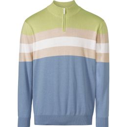 Catamaran Damen Stehkragenpullover bleu-gestreift Gr&ouml;&szlig;e 48