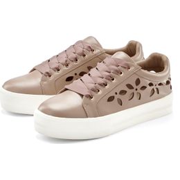 Lascana Damen Sneaker taupe Gr&ouml;&szlig;e 38