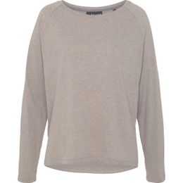 ELBSAND Damen Longsleeve taupe Gr&ouml;&szlig;e XL (42)