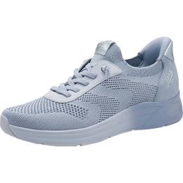 Jana Damen Sneaker mit Step-in-Funktion himmelblau, Gr&ouml;&szlig;e 38