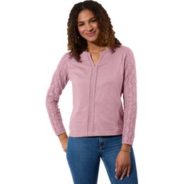 CR&Eacute;ATION L Damen Shirt mauve Gr&ouml;&szlig;e 38