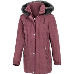 CR&Eacute;ATION L Damen Winterjacke mit Wiener N&auml;hten rosenholz Gr&ouml;&szlig;e 44
