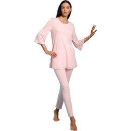 w&auml;schepur Damen Schlafanzug ros&eacute; Gr&ouml;&szlig;e 40/42