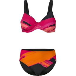 feel good Damen Bikini schwarz-orange Gr&ouml;&szlig;e 42C