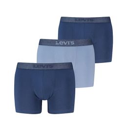 Levi's Levi's Herren Boxershorts &raquo;LEVIS MEN MEL WB BOXER BRIEF&laquo; 3er Pack, ohne Eingriff, tonaler Logobund, elastisch, Cotton-Mix S