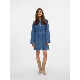 V&eacute;ro Moda Vero Moda Kleid 'Hilja' Damen Gr&ouml;&szlig;e 34 blue denim Winterkleid