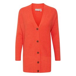 Fransa Strickjacke 'Visca' Damen Gr&ouml;&szlig;e M orange