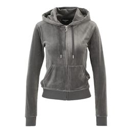 Juicy Couture Tall Zip-Up Hoodie 'ROBERTSON' female Grey size S