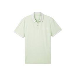 Tom Tailor Poloshirt Herren Gr&ouml;&szlig;e XXXL pastellgr&uuml;n / wei&szlig;