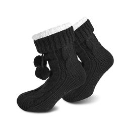 Normani Socken Damen Gr&ouml;&szlig;e 36/40 schwarz / wei&szlig;
