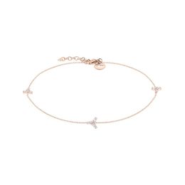 Tamaris Fu&szlig;schmuck Damen Gr&ouml;&szlig;e One Size rosegold / transparent