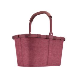 Reisenthel Carrybag - Einkaufskorb (cord dark matcha) in twist maroon | Gr.: onesize
