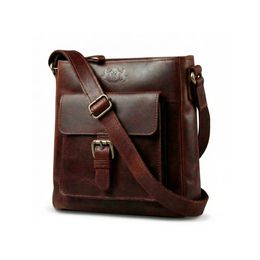 SID & VAIN SID & VAIN Leder-Umh&auml;ngetasche YALE Umh&auml;ngetasche Cross-Body Bag echt Leder in braun | Gr.: onesize