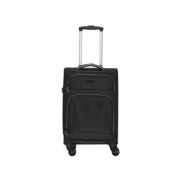 d&n D&N Travel Line 9204 - 4-Rollen-Kabinentrolley S 55 cm (grau) in schwarz | Gr.: onesize