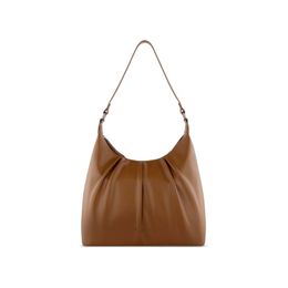 Bugatti Mila - Schultertasche 31 cm (schwarz) in cognac | Gr.: onesize