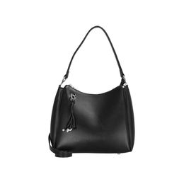Seidenfelt Sandve Midi Hobo - Schultertasche 31 cm (black) in schwarz | Gr.: onesize