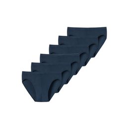 uncover by Schiesser Mini Slip / Unterhose Basic in Dunkelblau | Gr.: S