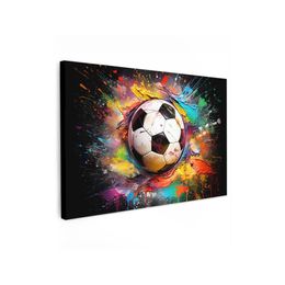 MuchoWow Poster mit Leiste Fu&szlig;ball (BxH) | Gr.: 30 x 20 cm