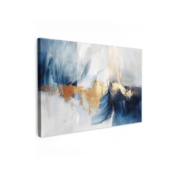 MuchoWow Poster mit Leiste Abstrakt gold (BxH) | Gr.: 30 x 20 cm