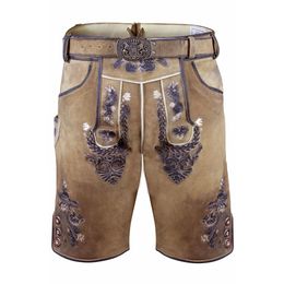 Edelnice Kurze Wildbock Lederhose Toni in hellbraun | Gr.: 48
