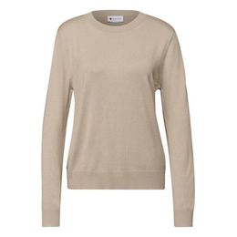 Street One Pullover in cotton beige | Gr.: 44