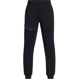 Under Armour Kinder Sweat Pants "Ua B Unstoppable Flc Jogger" in Schwarz | Gr.: XS