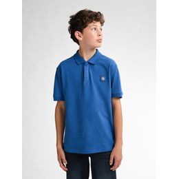 PETROL INDUSTRIES Klassisches Poloshirt Flaming in Blau | Gr.: 140