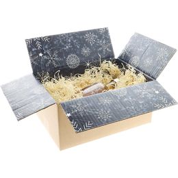 ratioform Wellpapp-Faltkarton mit Innendruck Christmas, matt, Innenma&szlig;e 350 x 315 x 170 mm, VE 20 Stk
