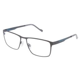Titanflex 820971 Brille Herren | Fassung: Vollrand, Quadratisch, Gun T&uuml;rkis