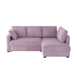 bobb Ecksofa mit Boxspringpolsterung Lisa de Luxe &brvbar; lila/violett &brvbar; Ma&szlig;e (cm): B: 235 H: 90 T: 184.0 &raquo; H&ouml;ffner