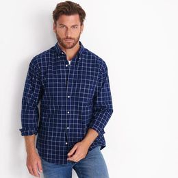 LANDS' END CLASSIC FIT. B&uuml;gelfreies Twillhemd, Herren,  Blau, Baumwolle, by Lands' End