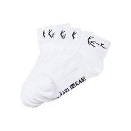 Karl Kani Karl Kani Signature Ankle Socks (6 Pack) ' ' Herren Gr&ouml;&szlig;e 43/46 wei&szlig;