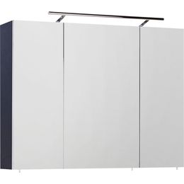 Spiegelschrank SAPHIR "3040", grau (anthrazit), B:90cm H:72cm T:20cm, Melamin, Schr&auml;nke, Spiegelschrank, Breite 90 cm